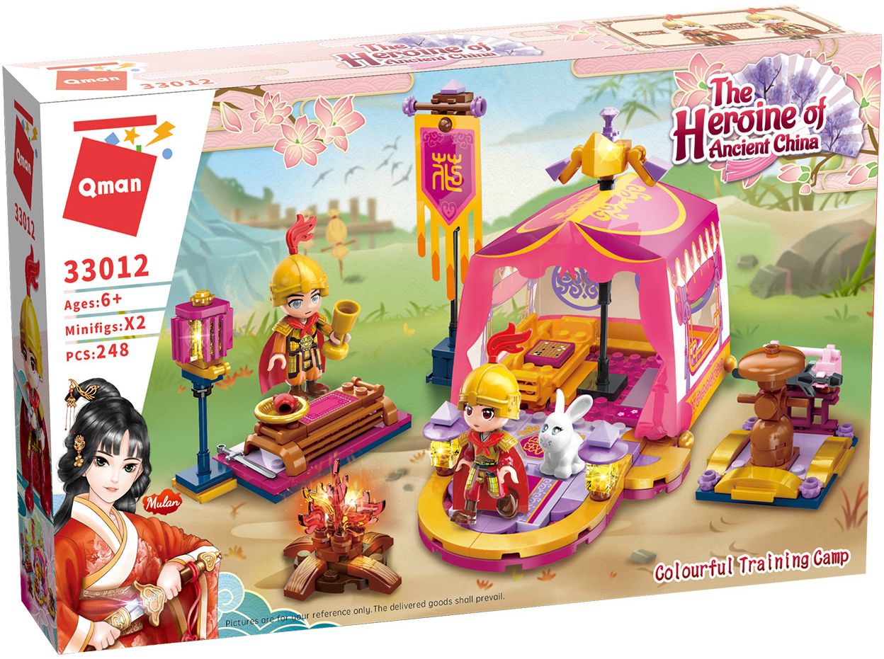 Конструктор Тренировъчен лагер Мулан Qman - store.bg