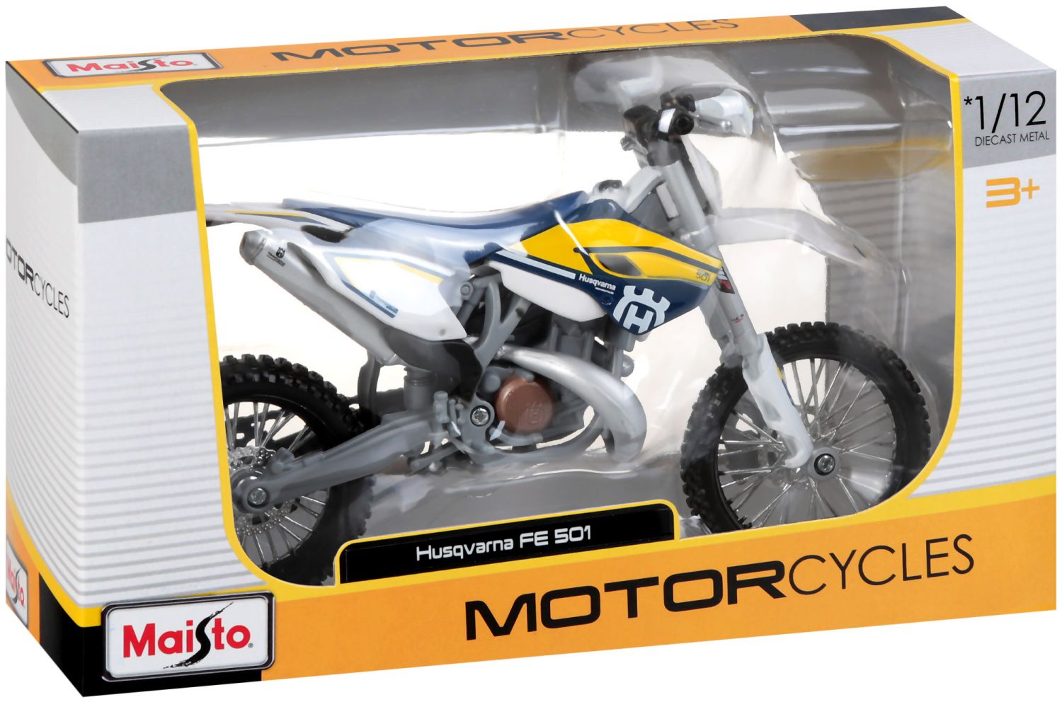 Метален мотор Husqvarna FE 501 Maisto Tech - store.bg