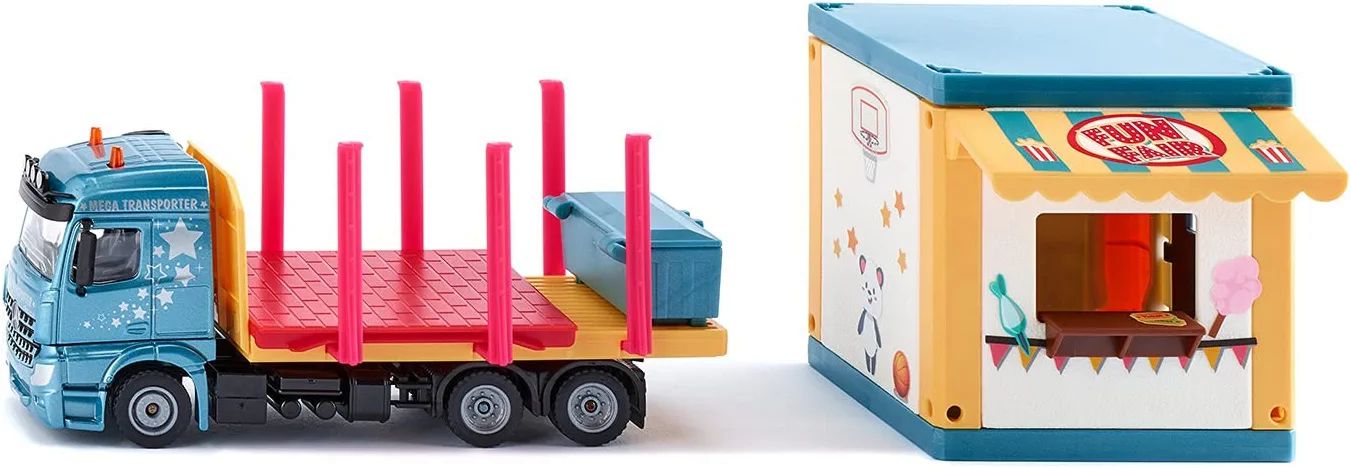 Метален транспортьор с къща и аксесоари Siku - store.bg