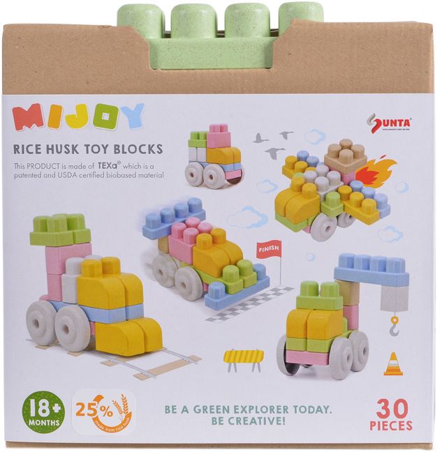 Еко конструктор Bio Mijoy от 30 части Sun ta Toys - store.bg