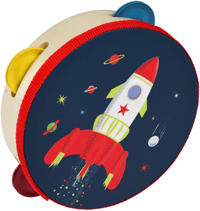 Детско дървено дайре с космическа ракета Rex London - store.bg