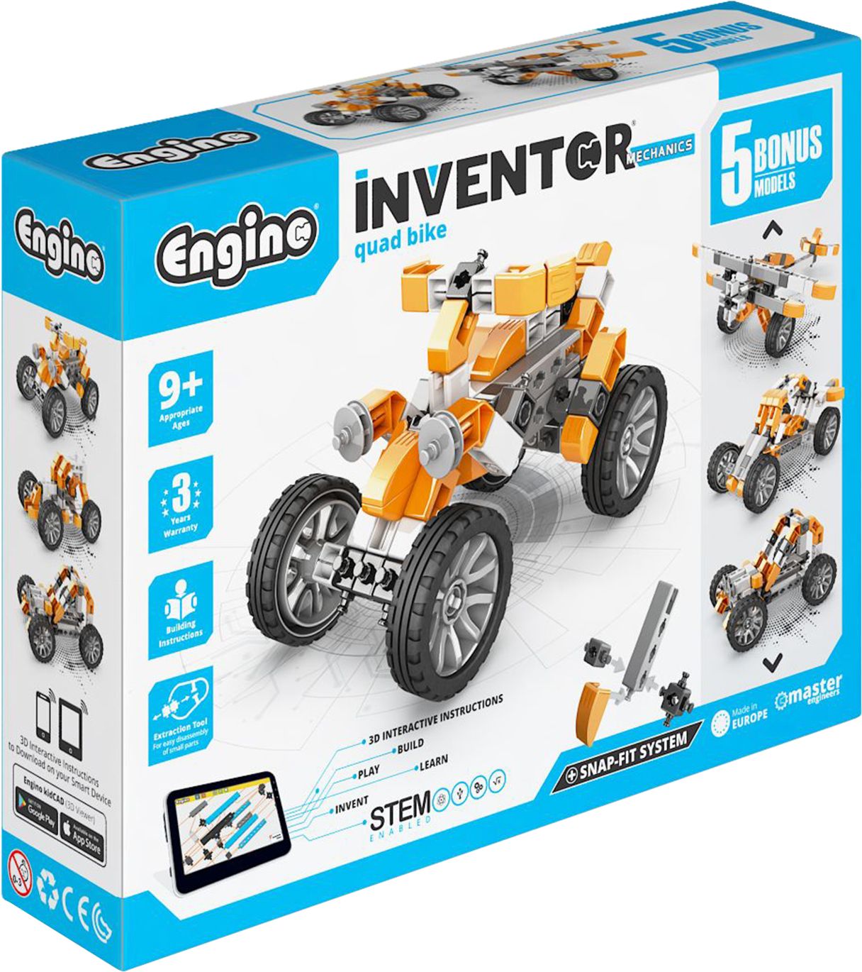 Конструктор Engino Inventor 5 в 1 - store.bg