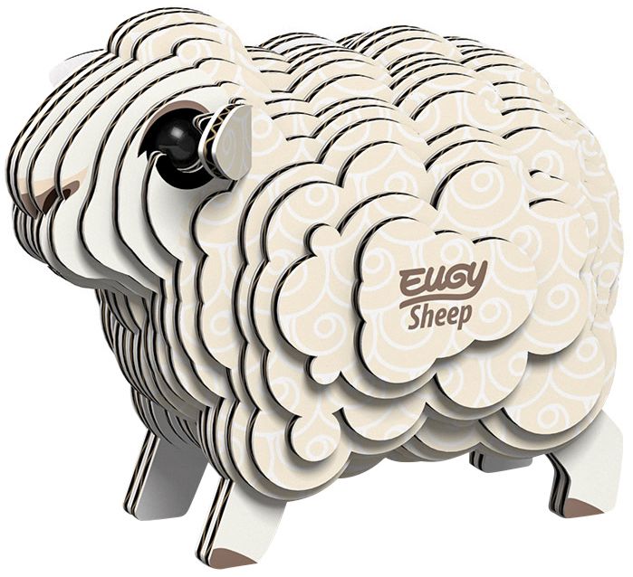 Картонен 3D модел Овца Eugy - store.bg