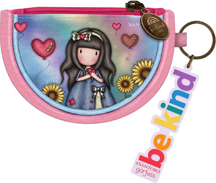 Розов портмоне с ключодържател Gorjuss - store.bg