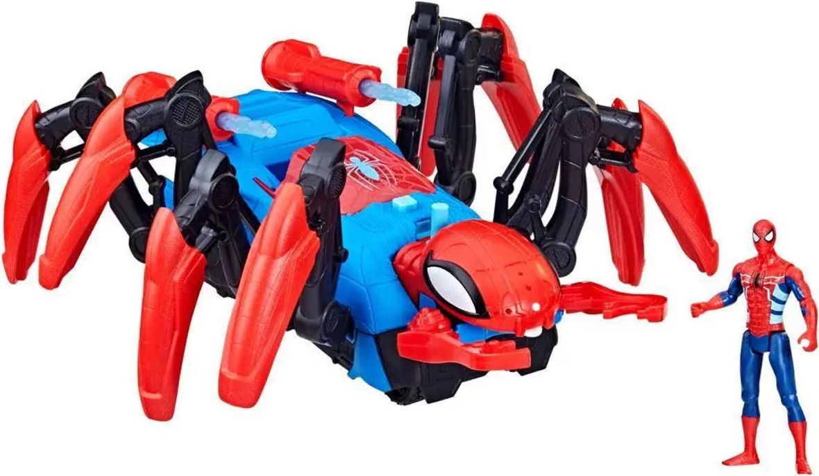 Фигурка на Спайдърмен с кола Crawl N Blast Spider - store.bg