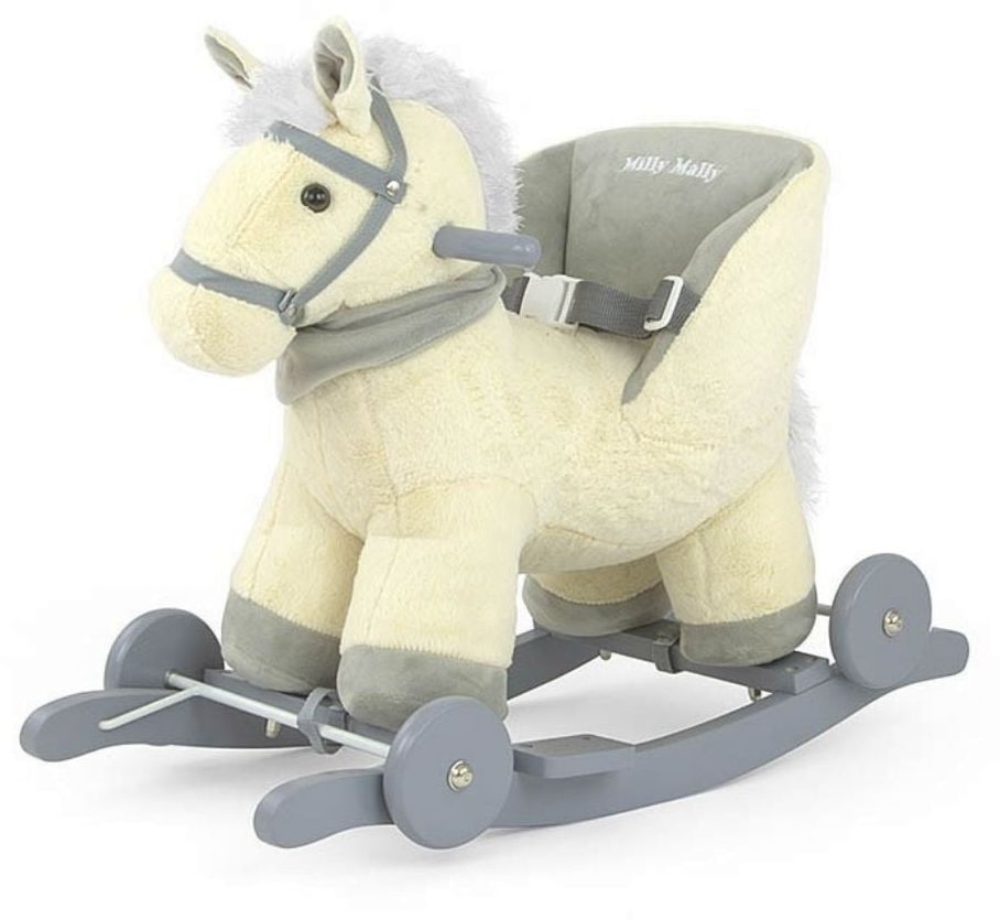 Milly Mally Музикално дървено конче за яздене - store.bg