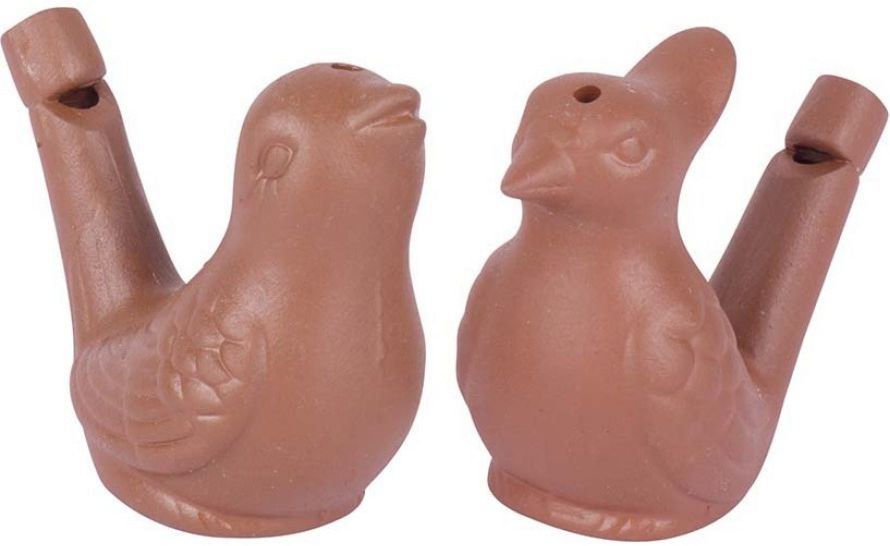 Глинена водна свирка птиче Goki 3+ - store.bg