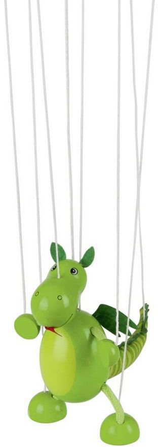 Дървена марионетка дракон Goki 3+ - store.bg