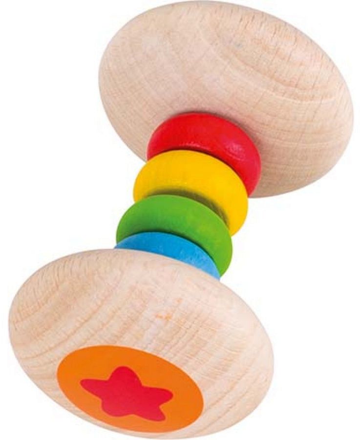 Дървена дрънкалка - store.bg