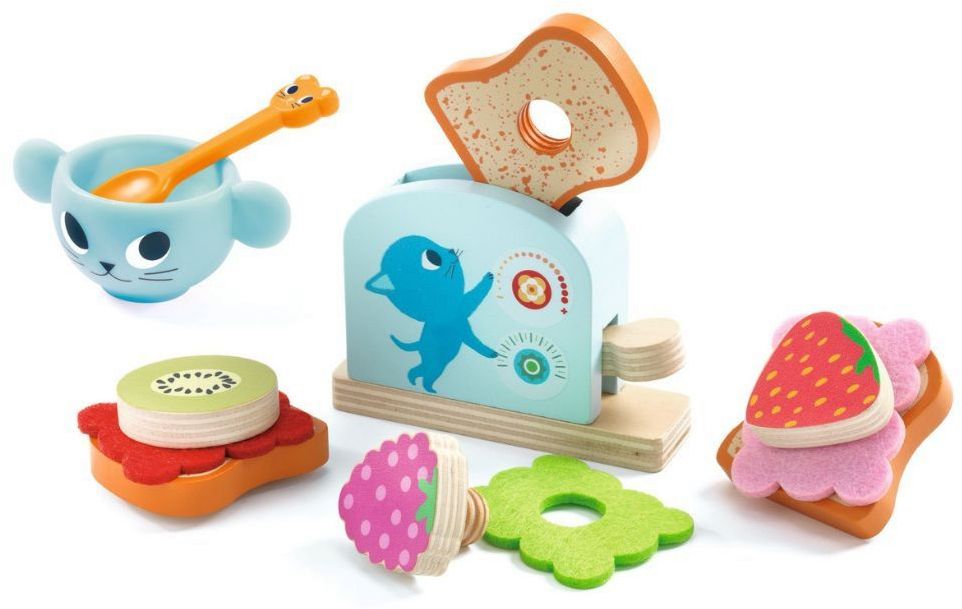 Дървени фигурки за игра на закуска Djeco 18m+ - store.bg