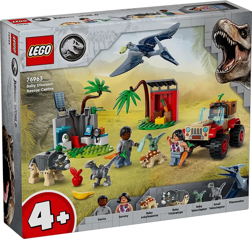 LEGO 76963 Спасителен център за бебета динозаври - store.bg