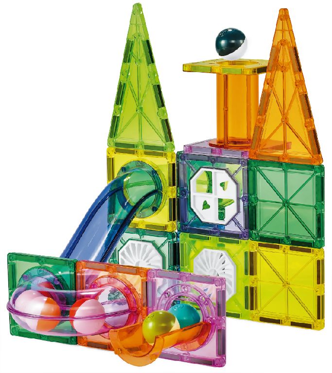 Магнитен конструктор писта с топчета Castles 3+ - store.bg