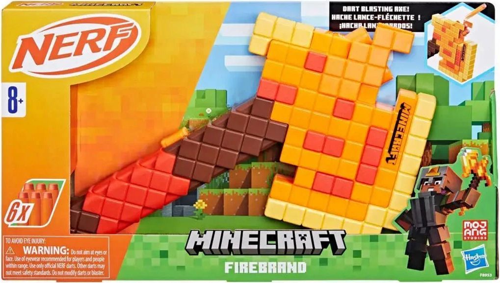 Брадва Nerf Minecraft Firebrand - store.bg