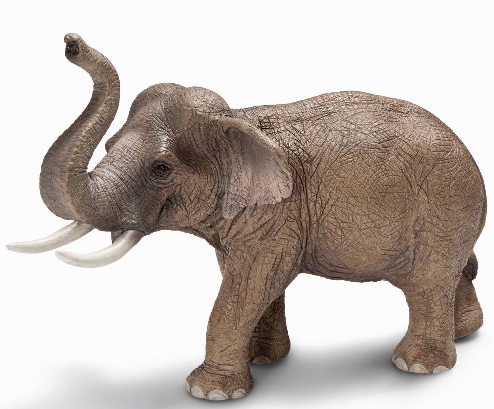 Мъжки индийски слон - Фигура от серията Wild Life - store.bg