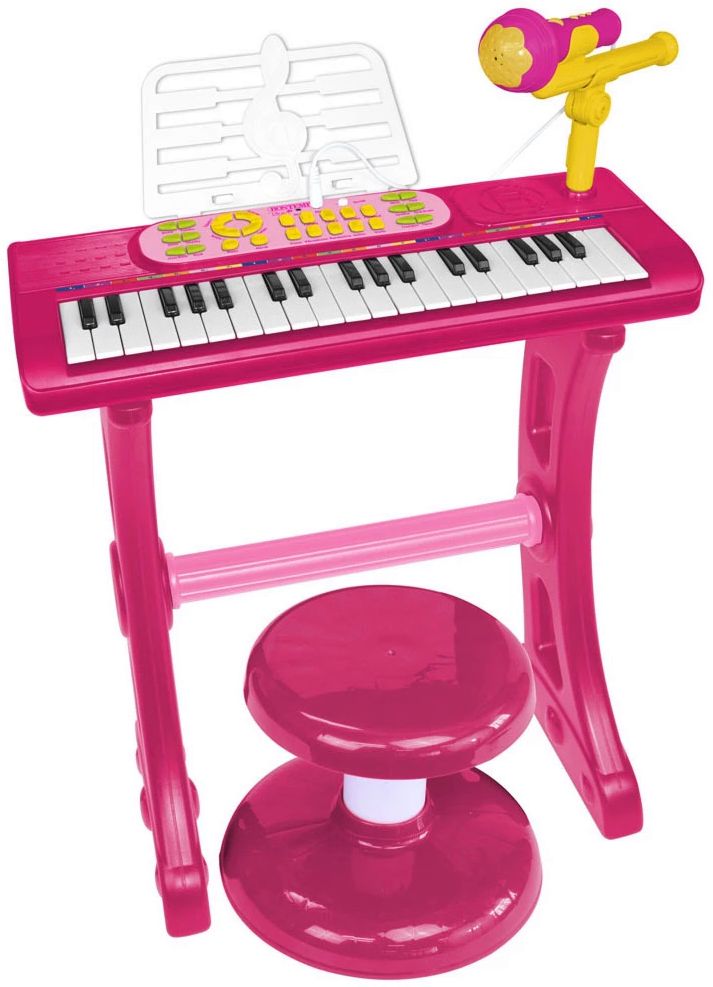 Детски електронен синтезатор със столче Bontempi - store.bg
