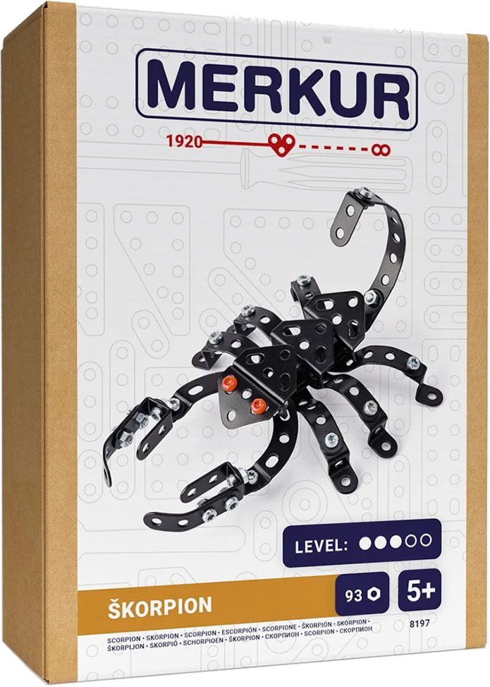 Детски метален конструктор Скорпион Merkur - store.bg