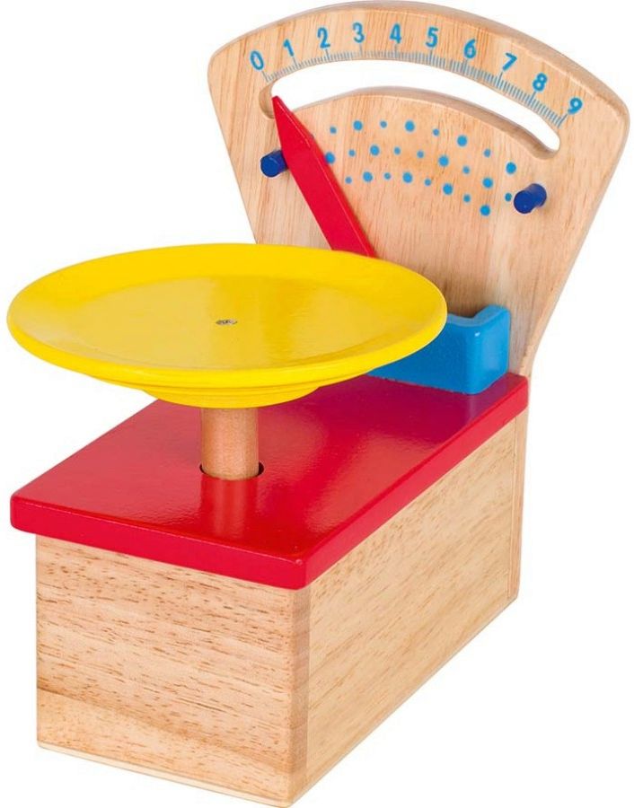 Детски дървен кантар за игра Goki 3+ - store.bg