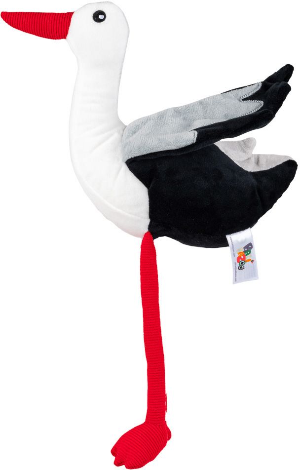 Плюшен щъркел BaliBazoo - store.bg