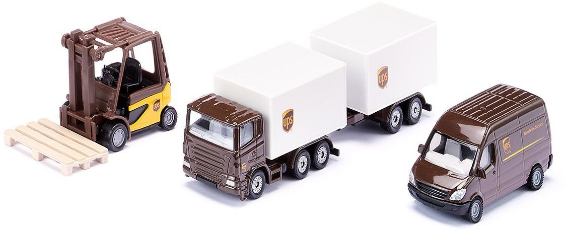 Siku Метални колички UPS Logistica - store.bg