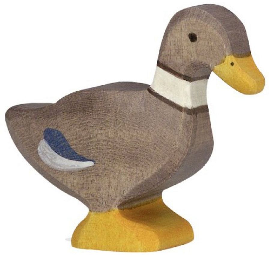 Дървена дива патица фигурка Holztiger 3+ - store.bg