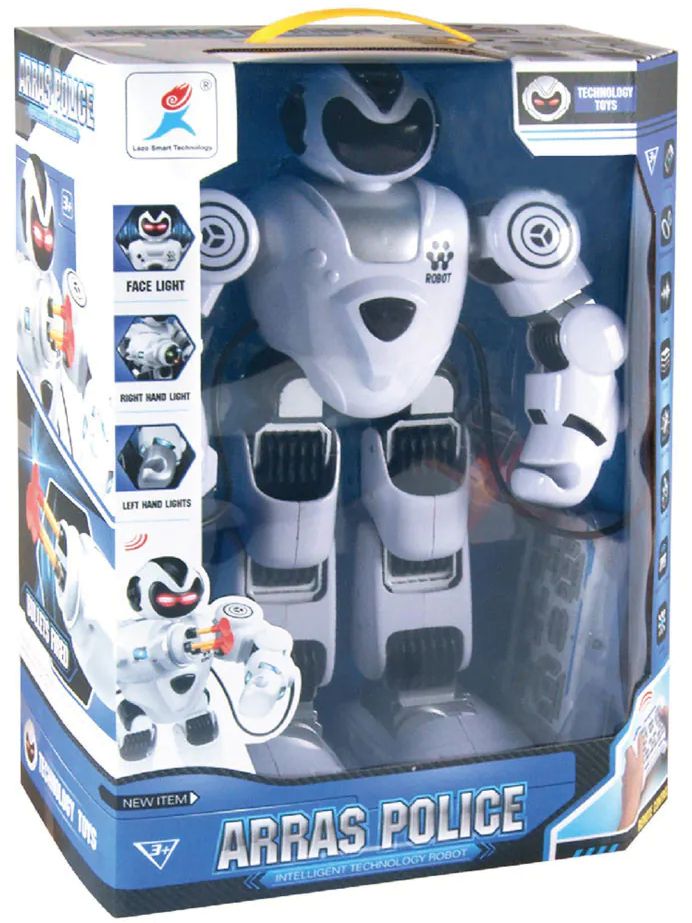 Робот с дистанционно и стрелички Arras Police - store.bg