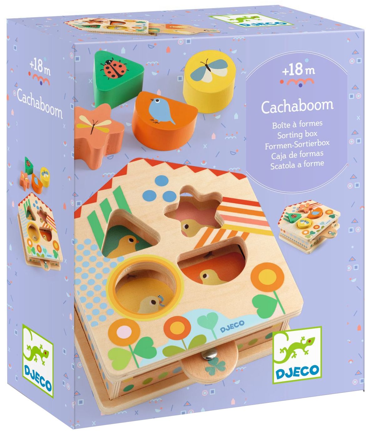 Дървен сортер Къща Djeco - store.bg