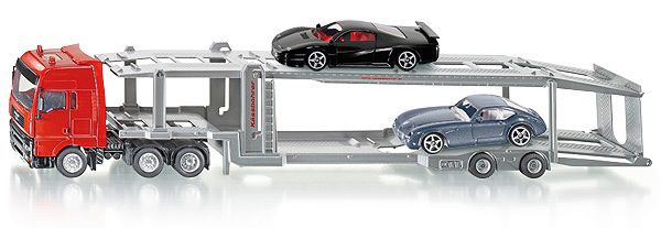 Автовоз с 2 колички Mercedes Actros Siku - store.bg