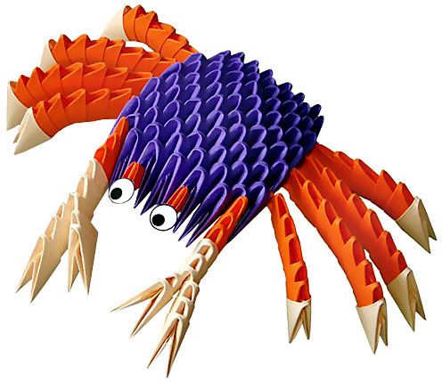 Модулно оригами - Рак - играчка - store.bg