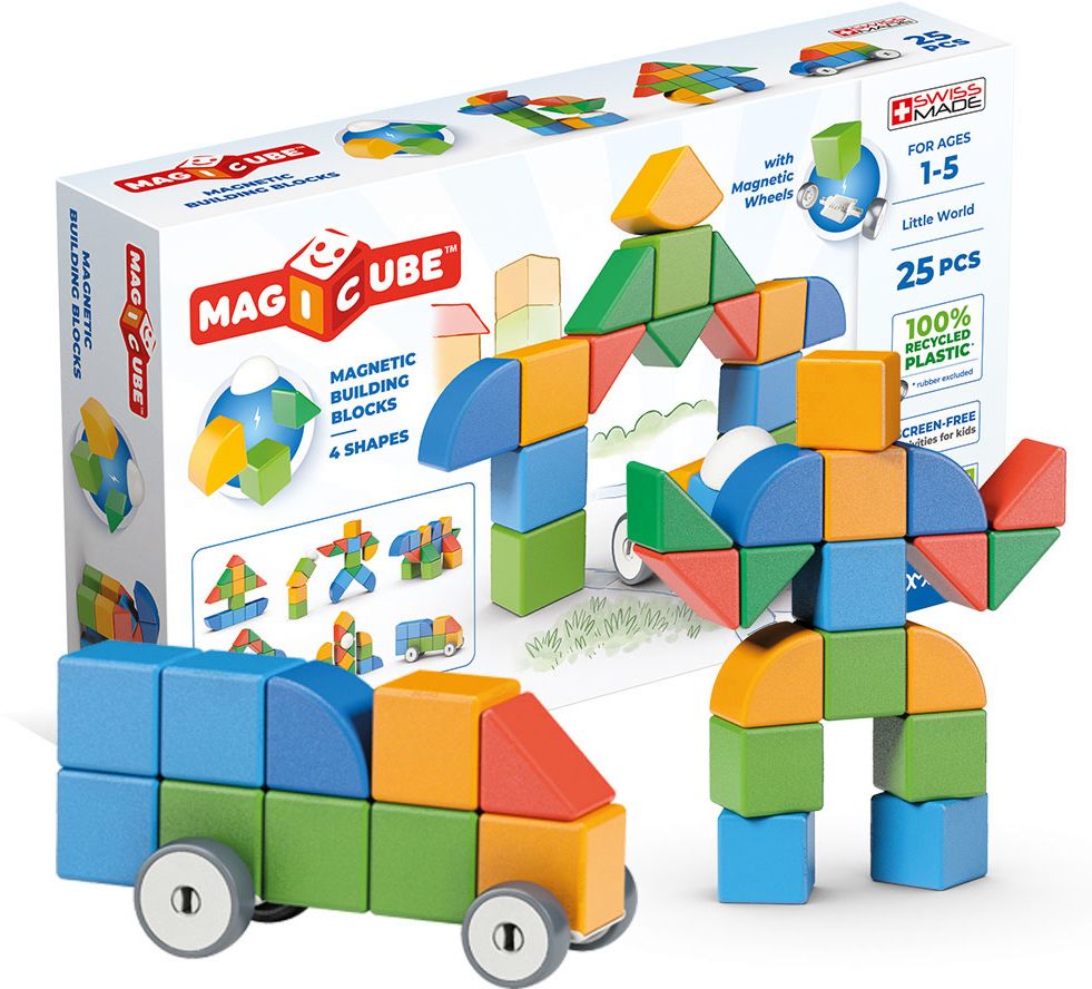 Магнитен конструктор Geomag - Magicube - 25 части - играчка - store.bg