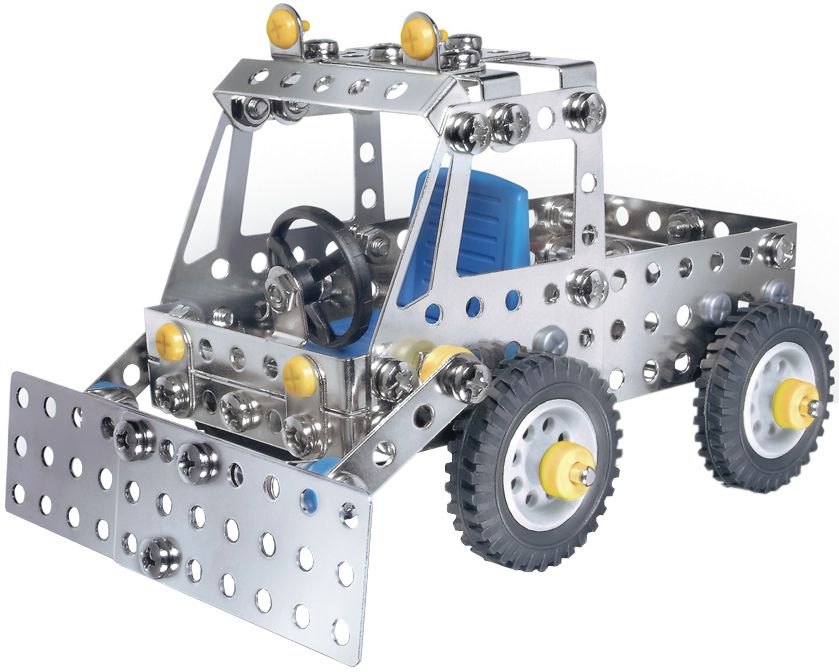 Метален конструктор Eitech Камиони 3 в 1 - store.bg