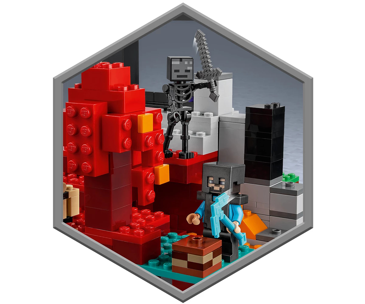 LEGO Minecraft 21172 Разрушеният портал - store.bg